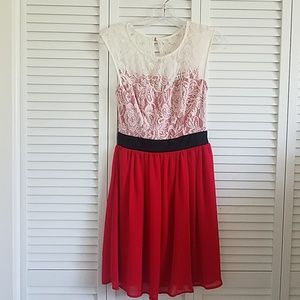 Modcloth | Dresses | Modcloth Mystic Shortcake Story Dress In Red ...